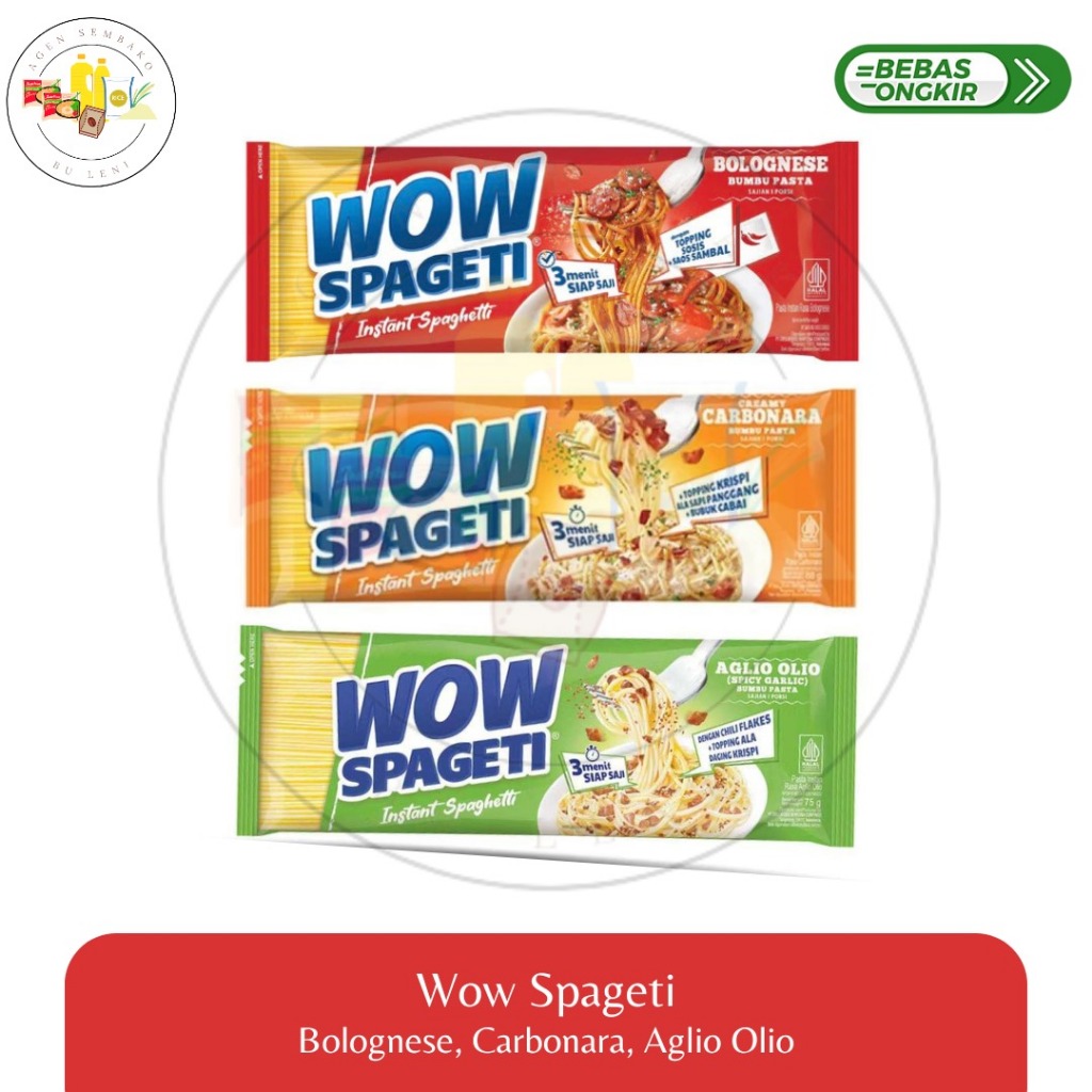 Jual WOW Spageti Mayora Rasa Bolognese dan Carbonara | Shopee Indonesia