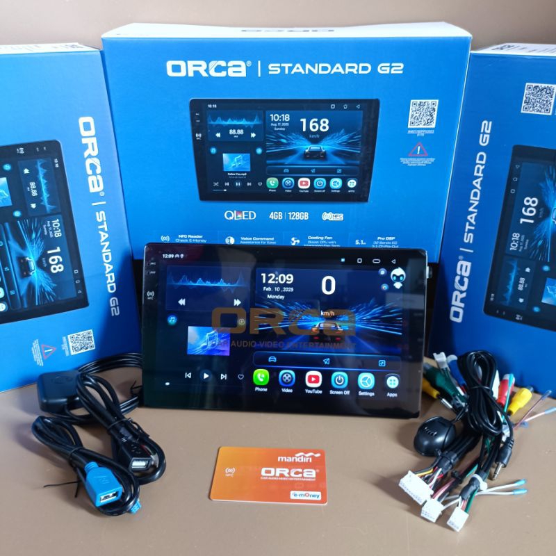 Jual Paket Head Unit Android Orca 9 Inchi + Kamera 360° Android Orca ...