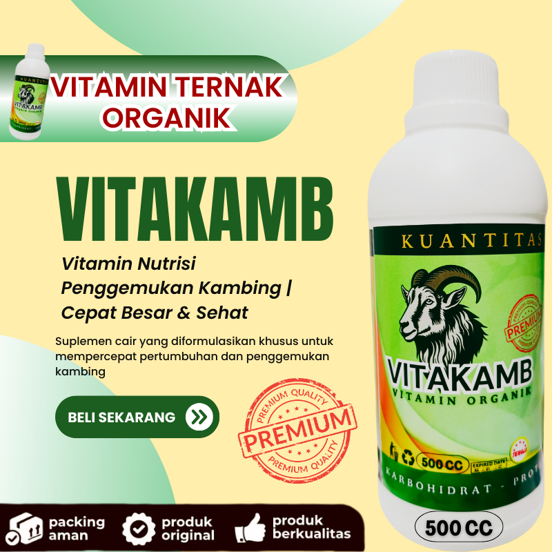 Jual VITAKAMB Vitamin kambing super gemuk,Vitamin kambing Nafsu makan ...