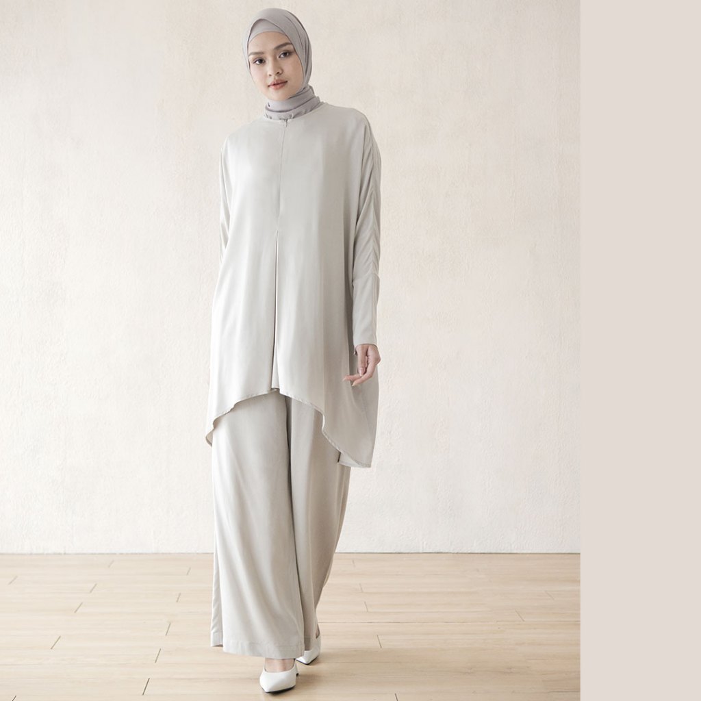 Jual Senja by Aska Label - Atasan rayon wanita blouse wanita dengan resliting tangan | Shopee ...