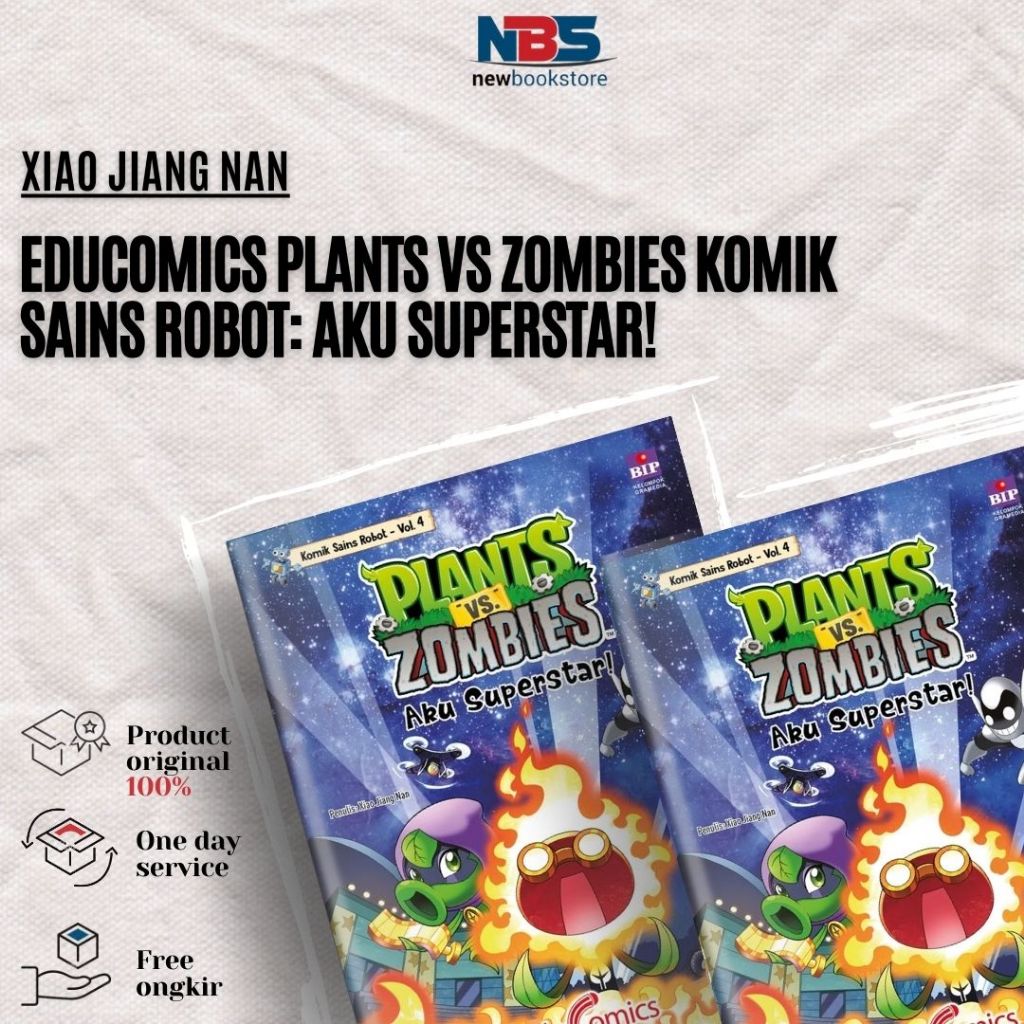 Jual Educomics Plants vs Zombies Komik Sains Robot: Aku Superstar ...