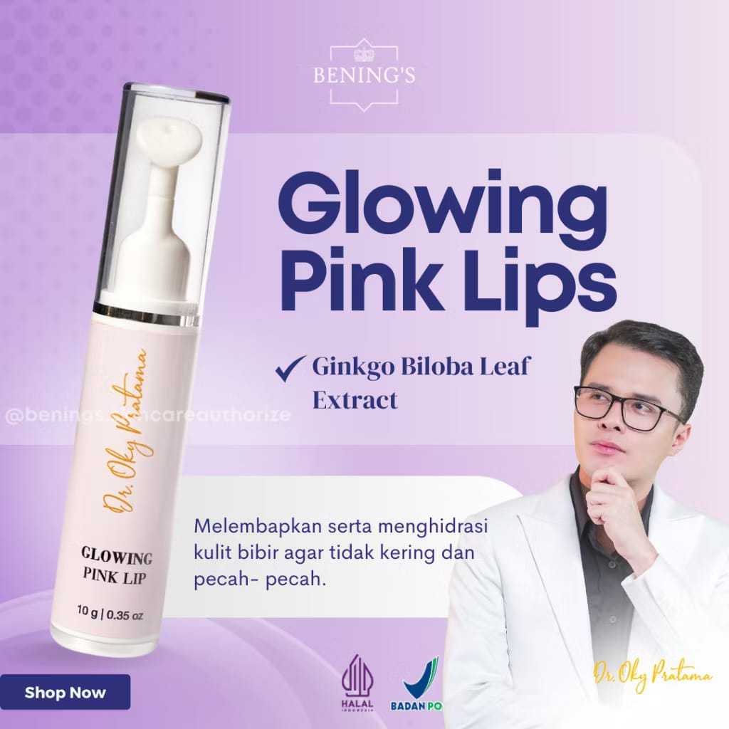 Jual Bening's Glowing Pink Lip Bening Skincare By Benings Clinic ...