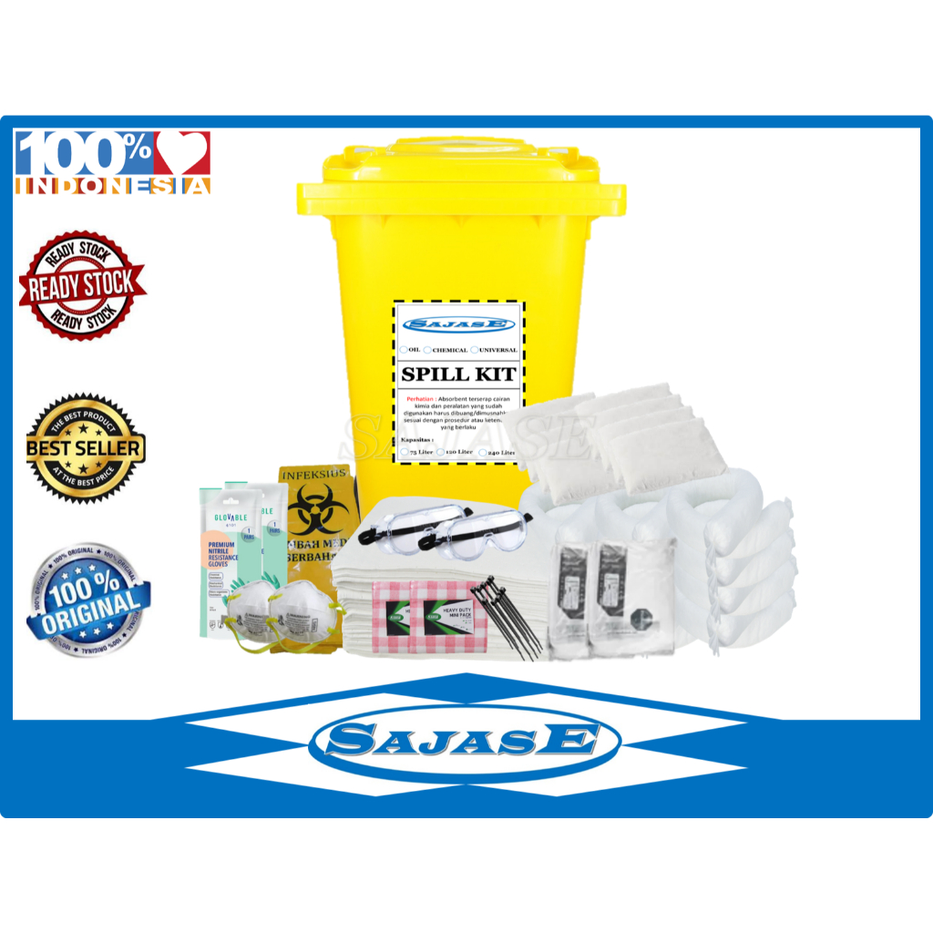 Jual OIL SPILL RESPONSE KIT 240 Liter Oil Spill Kit 240 Liter | Shopee Indonesia