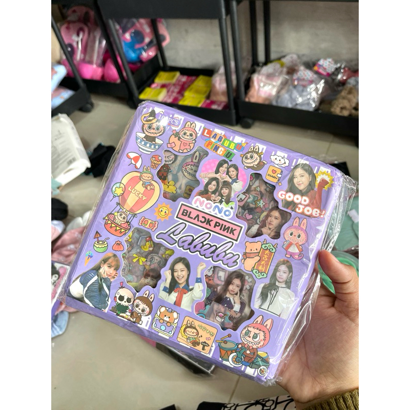 Jual STIKER LABUBU MIX BLACK PINK | Shopee Indonesia