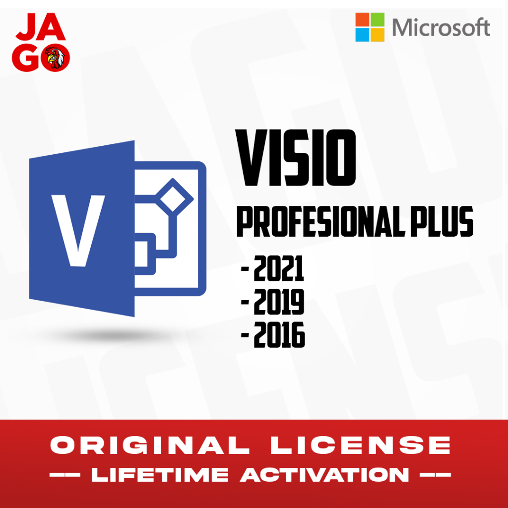 Jual Visio 2021 | 2019 | 2016 Pro Plus Digital License - Original ...