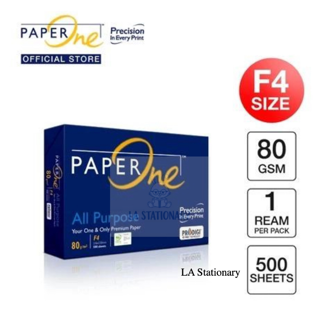 Jual LS / Paperone F4 / Kertas fotokopi ukuran F4 80gsm 1RIM merk ...