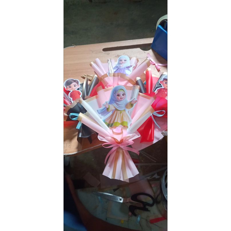 Jual buket lebaran amplop edisi lebaran 2025 topper muslimah | Shopee ...