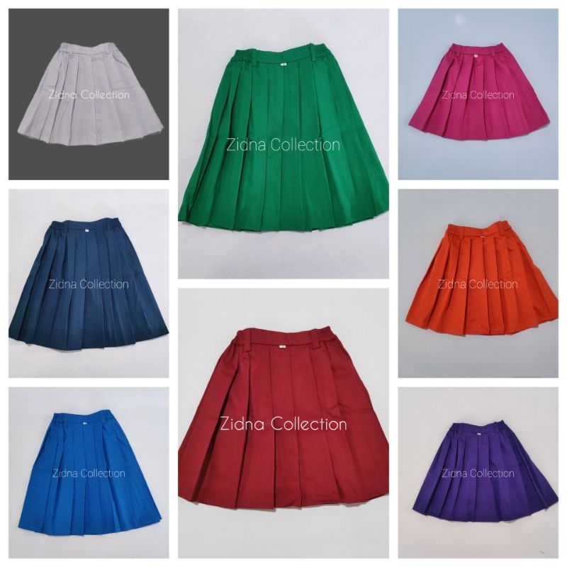 Jual Rok Wiru Pendek Seragam Sekolah PG TK MI SD | Shopee Indonesia