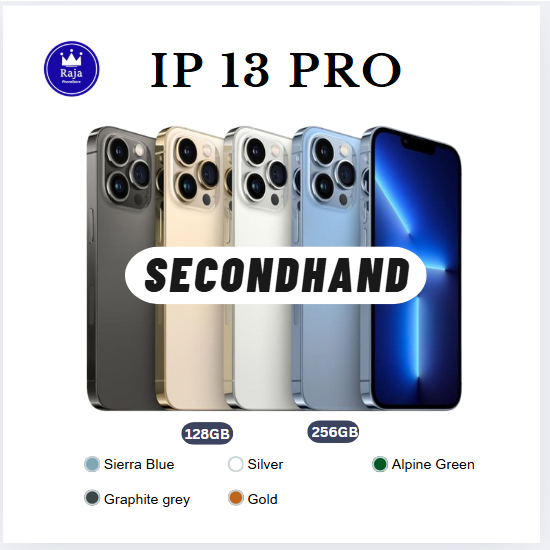 Jual IPHONE 13 PRO 128GB 256GB SECOND BEKAS KONDISI BERFUNGSI NORMAL DAN AMAN | Shopee Indonesia