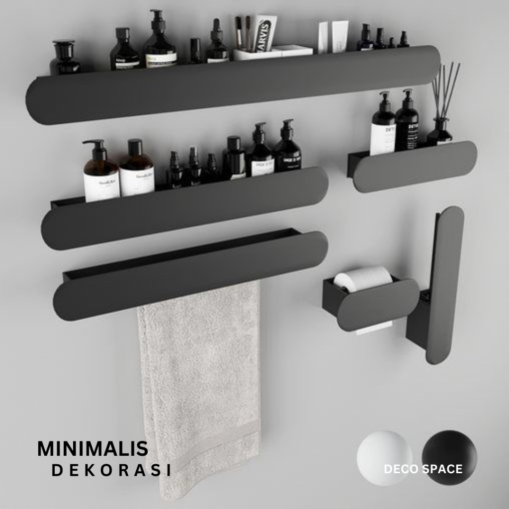 Jual Rak Dinding Minimalis Modern - Tempat Penyimpanan Kamar Mandi ...
