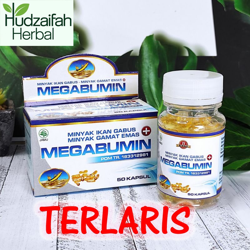 Jual MEGABUMIN - Kapsul Minyak Ikan Gabus Kutuk (Albumin) Plus Gamat Emas BPOM Original | Shopee ...