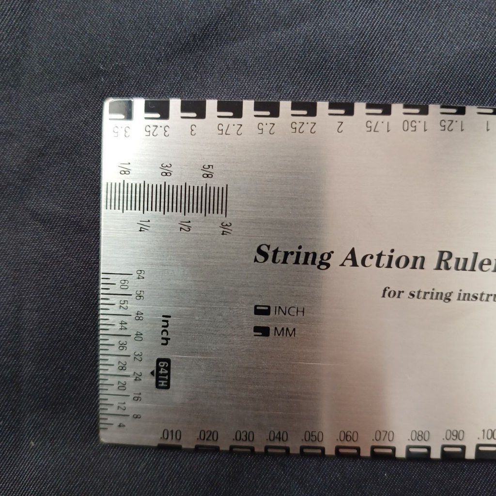 Jual Steel String Action Ruler Pitch Gauge Guide Luthier Tool Guitar ...