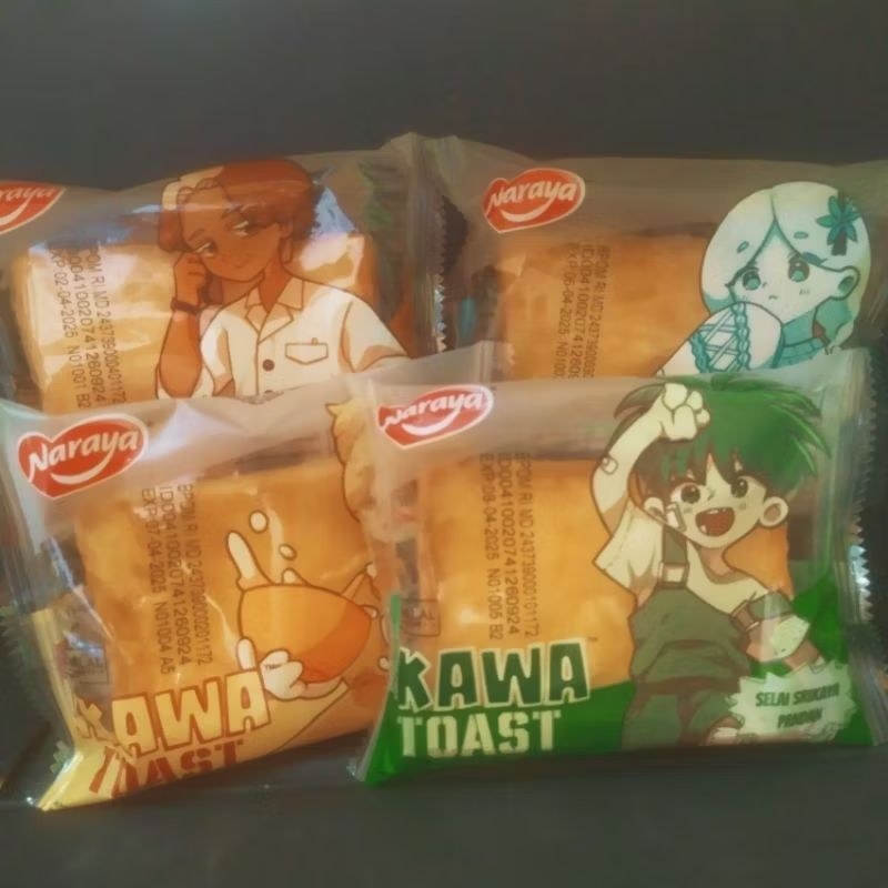 Jual Naraya Ikawa Toast Roti Panggang Isi Selai 60 gr | Shopee Indonesia