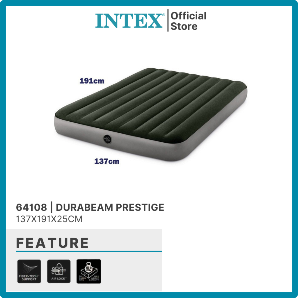 Jual INTEX Kasur Angin Full Durabeam Prestige 137x191x25cm 64108 ...