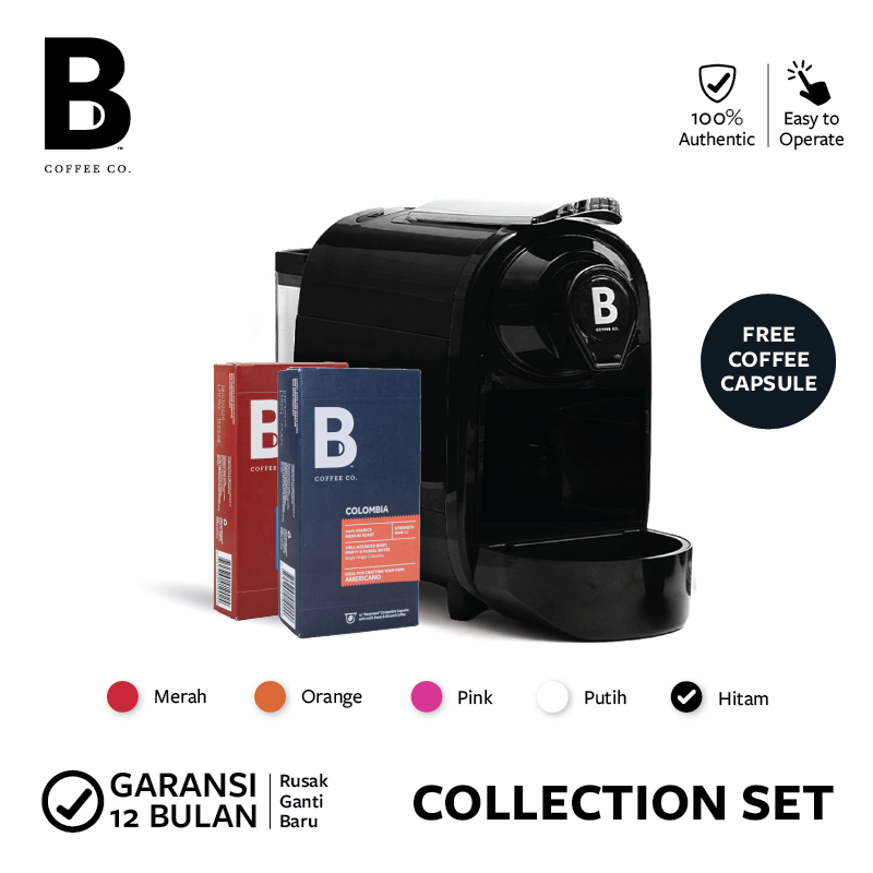 Jual B Coffee Co. Freshman Mesin Kopi Kapsul Complete Set Nespresso ...