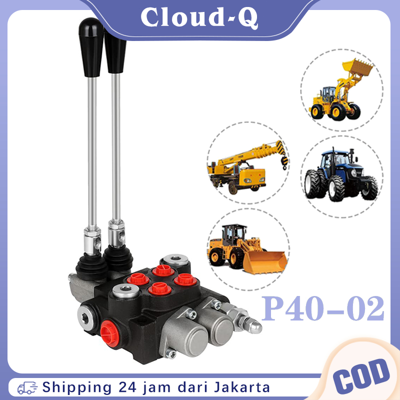 Jual Hand Control Valve P40-O2 Hand Valve Hidrolik Monoblock Hand ...