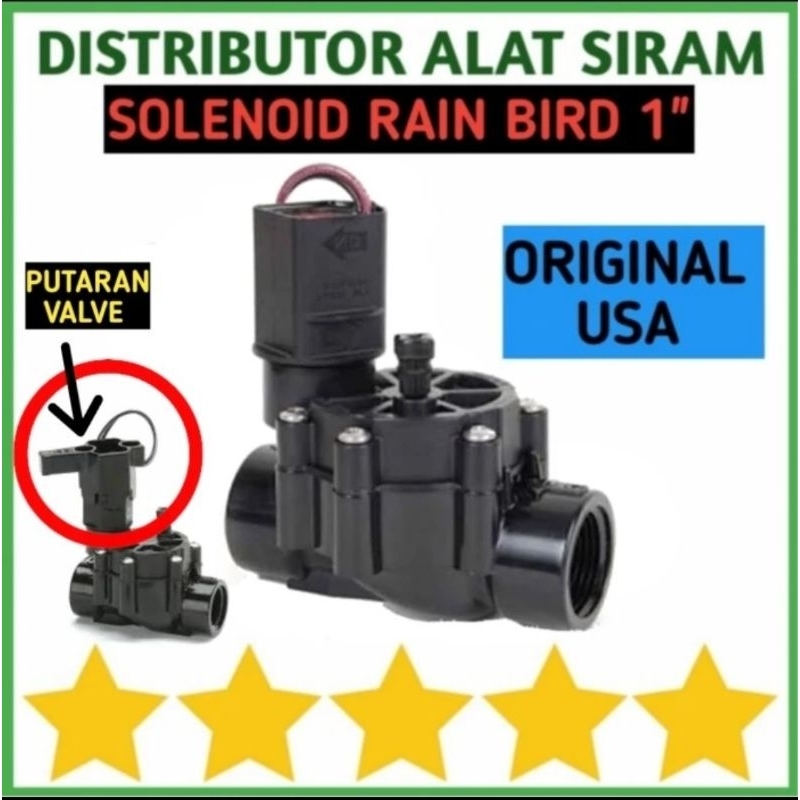 Jual SOLENOID VALVE 100DV RAIN BIRD / SELENOID 100 DV VALVE MANUAL ...