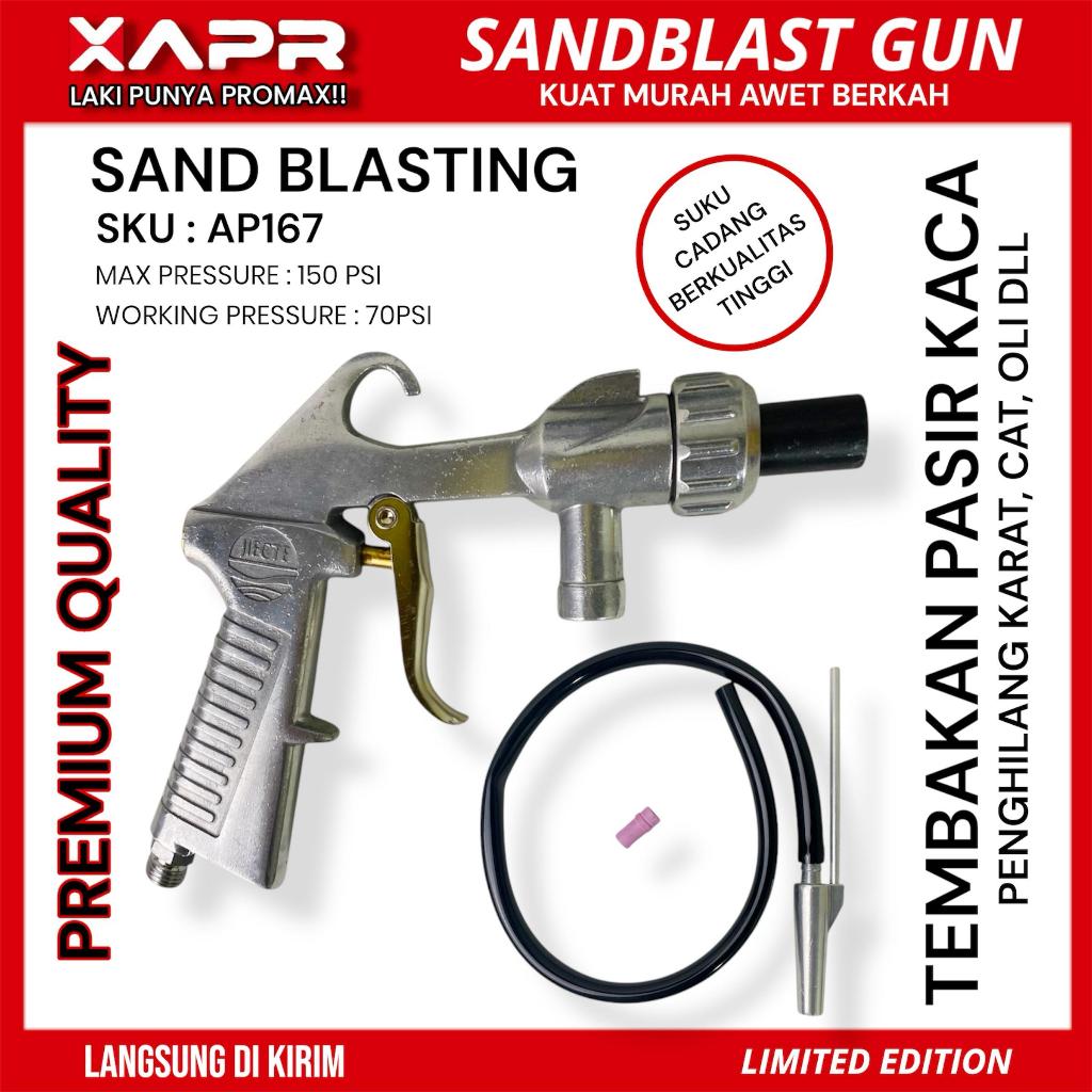 Jual RAJA SAND BLASTING GUN SANBLAST PEMBERSIH CAT PASIR SILICA APR ...