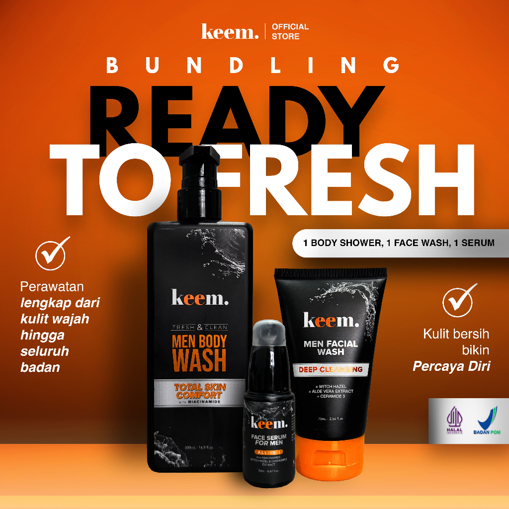 Jual KEEM Paket Ready To Fresh (Wajah Segar dan Terawat Setelah ...