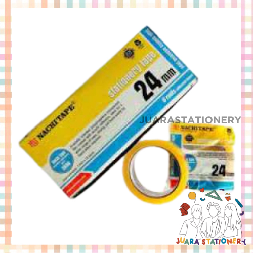 Jual (5) Isolasi Nachi 1x72 1 inch 72 yard / Solasi Nachi Tape Isolasi ...