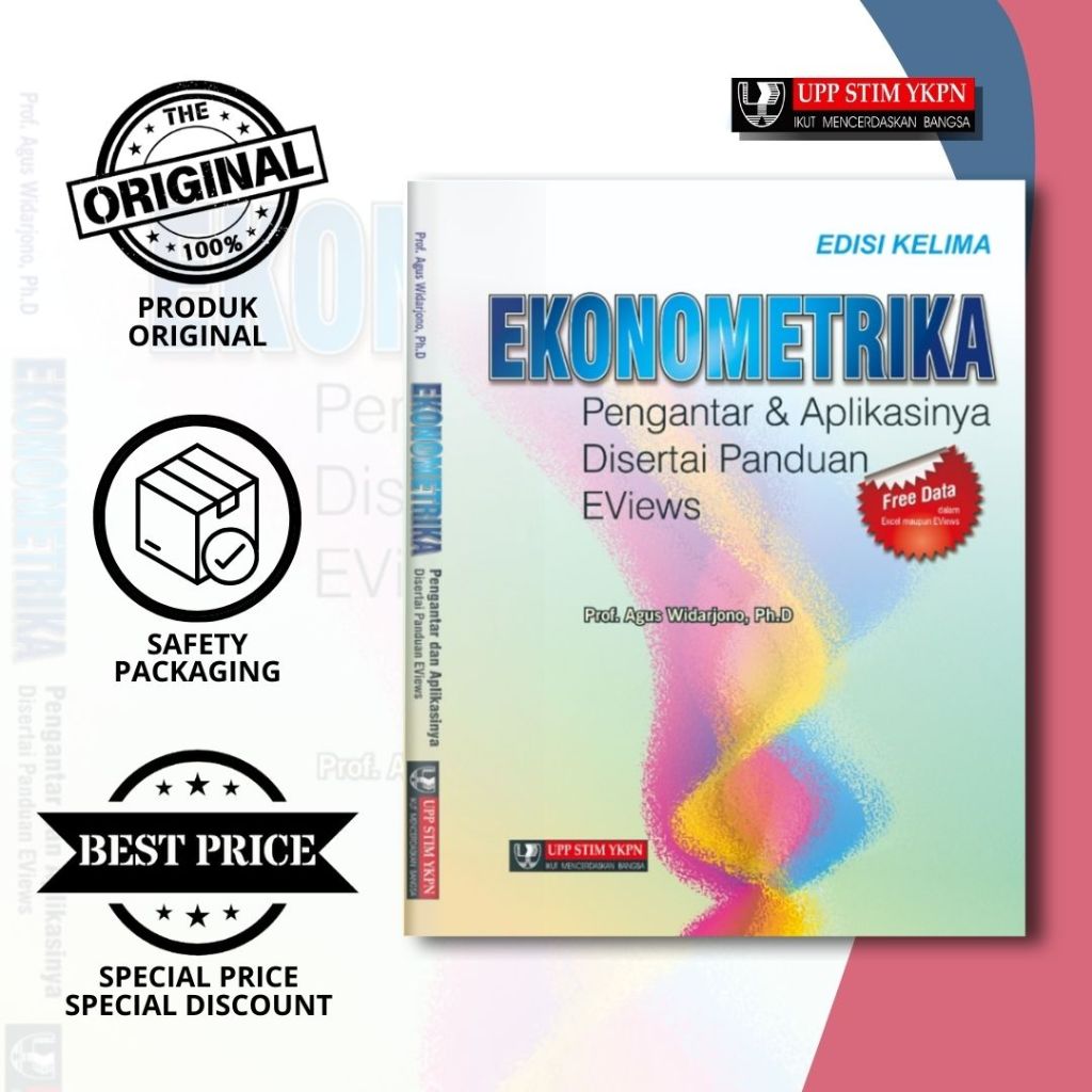 Jual UPP STIM YKPN - Ekonometrika: Pengantar & Aplikasinya Disertai ...
