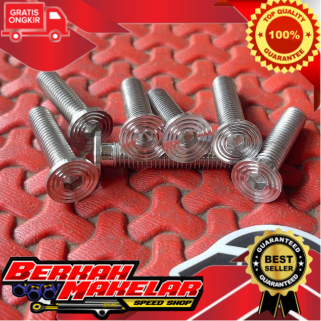 Jual baut piringan cakram disc stainless slim M8 panjang 2,5cm (1biji) | Shopee Indonesia