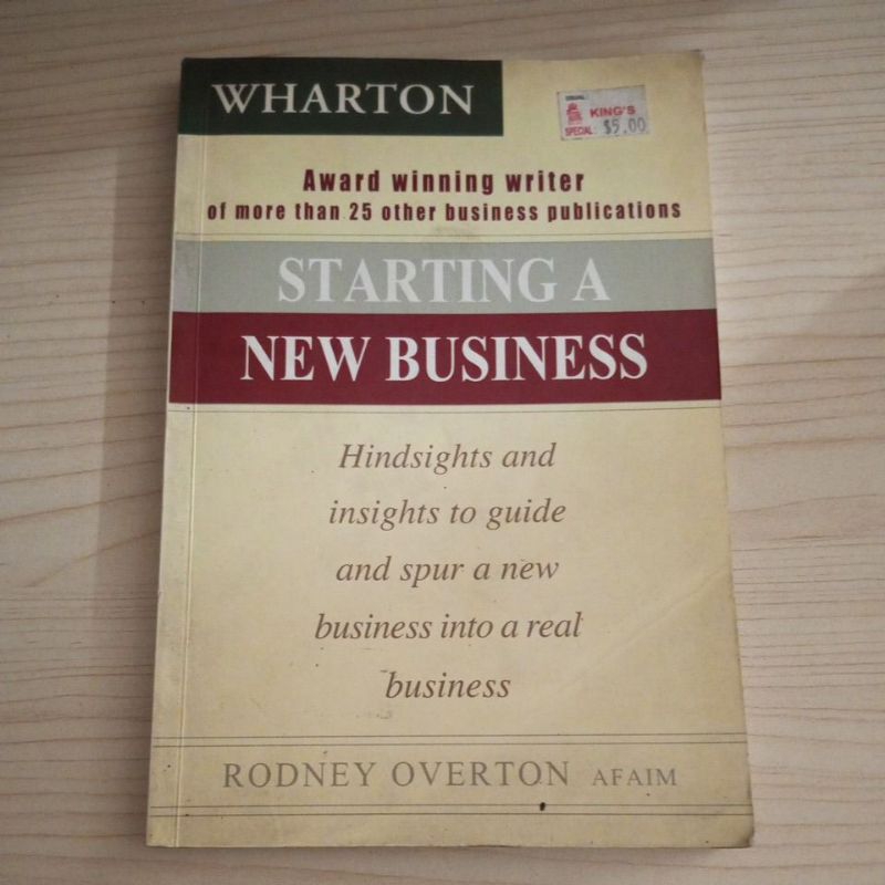 Jual BUKU STARTING A NEW BUSINESS BY RODNEY OVERTON | Shopee Indonesia