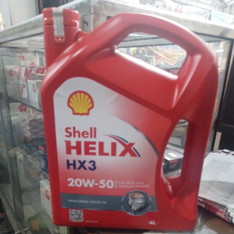Jual Shell Helix HX 3 sae 20W-50 4L | Shopee Indonesia