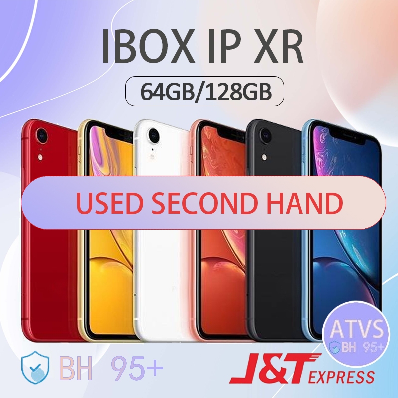 Jual IBOX SECOND IP XR 128GB/64GB SECOND GOOD CONDITIONS BH 95+ | Shopee Indonesia
