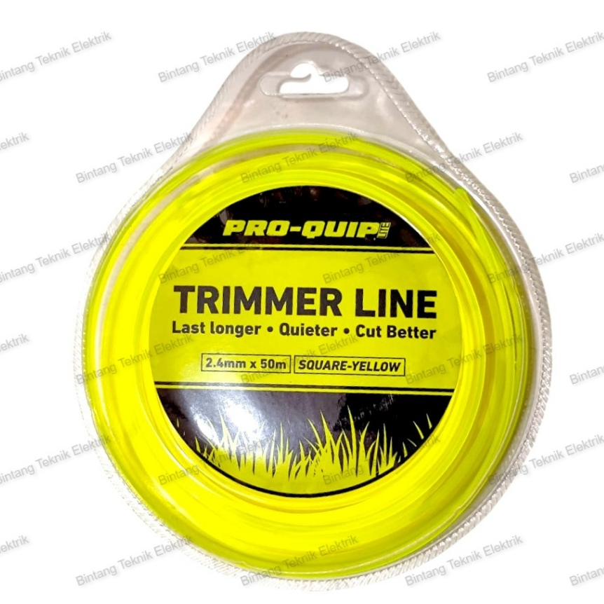 Jual Trimmer Line 50m Tali Senar Nylon Cutter Mesin Potong Rumput Brush ...