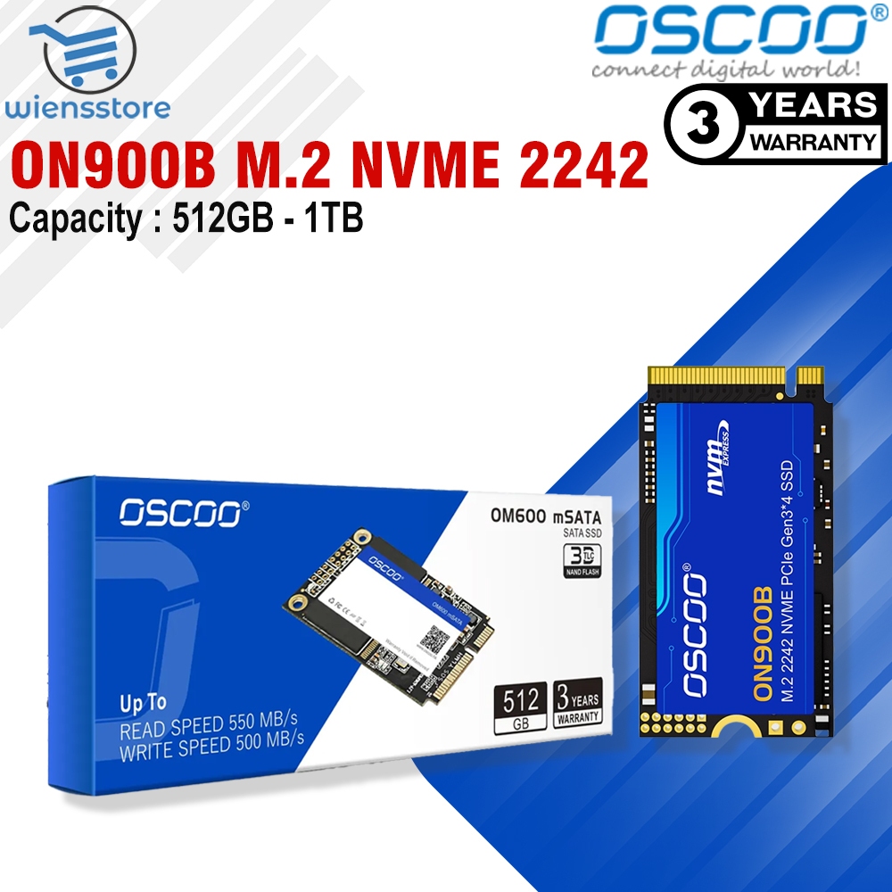 Jual OSCOO ON900B 512GB - 1TB SSD M.2 NVMe PCIe Gen3 2242 | OSCOO ...