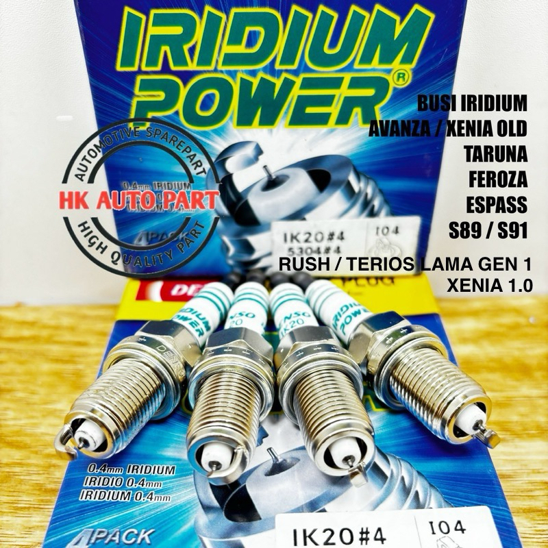 Jual BUSI IRIDIUM ( HARGA 4PCS ) AVANZA XENIA OLD XENIA 1.0 RUSH TERIOS ...