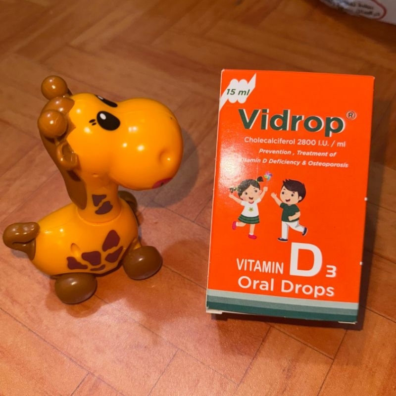 Jual Vidrop, Oral Drops, Vitamin D3 Supplement, For Bone Health - 15 ML ...