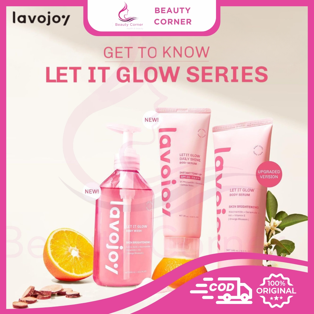 Jual LVJ lavojoy Let It Glow Body Serum Skin Brightening Upgraded ...