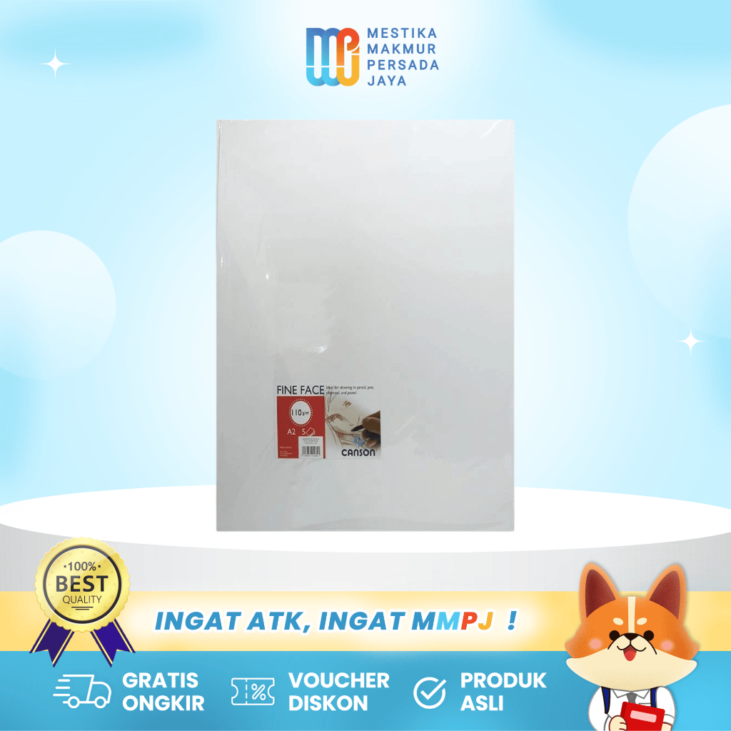 Jual Canson Kertas Gambar Sketsa - Art Paper A2 110Gsm 5 Lembar C05 ...