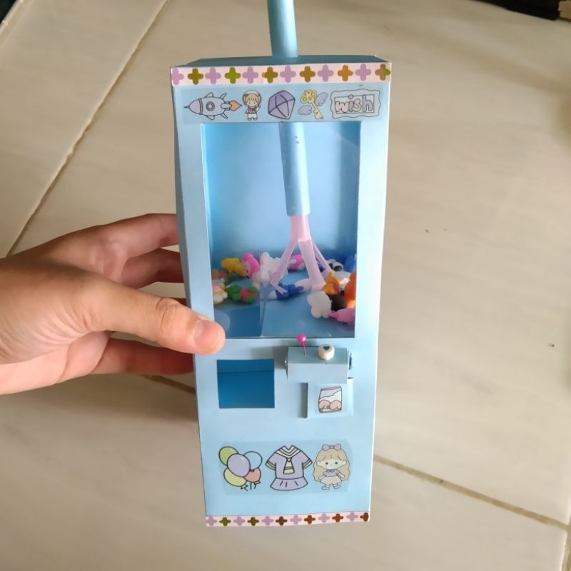 Jual mainan mesin capit kertas 1 set mesin capit mini | Shopee Indonesia