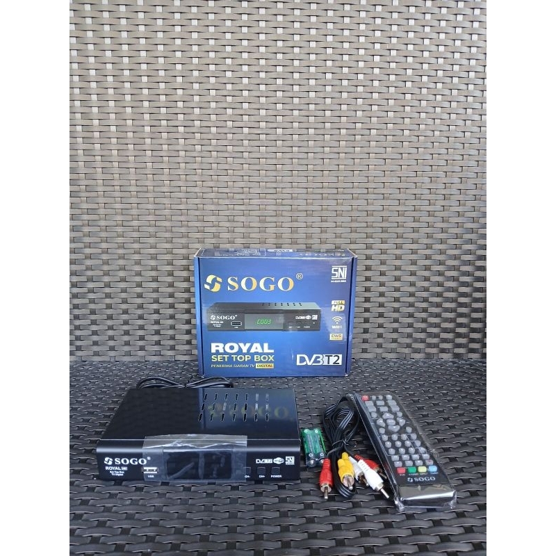 Jual Set Top Box STB Sogo Royal DVB T2 HD Murah Penerima Siaran Digital | Shopee Indonesia