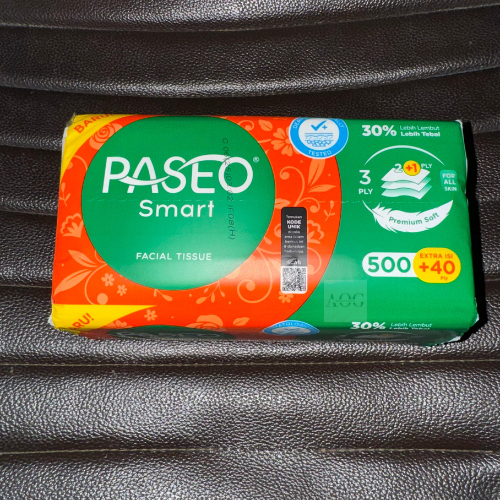 Jual Tisu Tissue Paseo Smart Facial 500 + 40 Helai 3 ply (1 BUNGKUS ...