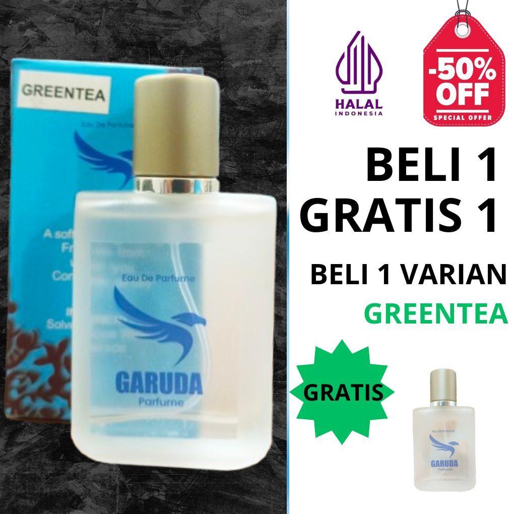 Jual (Beli 1 Gratis 1) Parfum Garuda Indonesia Varian Greentea Free Box ...
