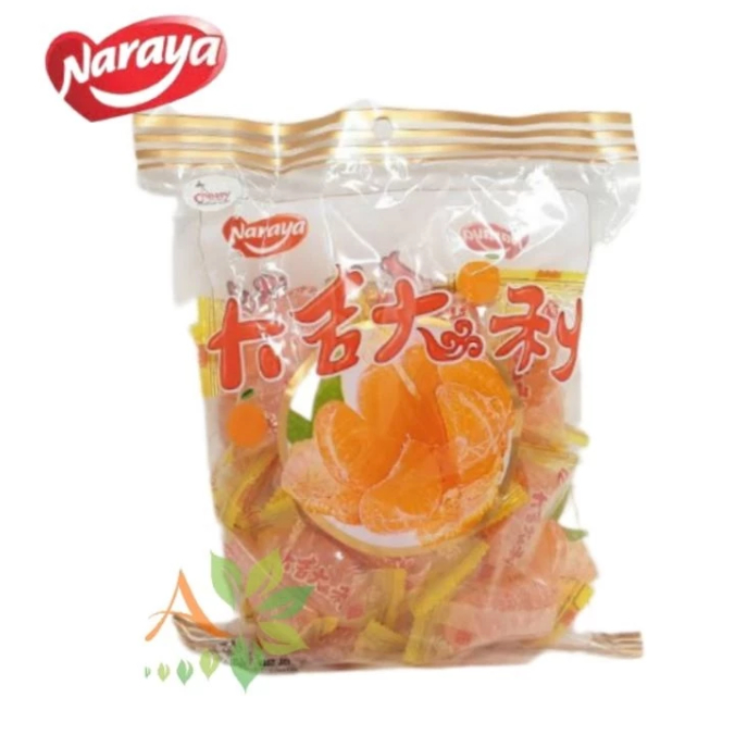Jual [600gr] S093 | Naraya Permen Jelly Jeruk 500g Naraya Orange Candy ...