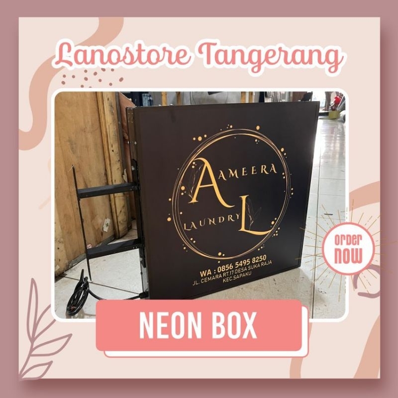 Jual Neon box ukuran 30cm x 30cm | Shopee Indonesia