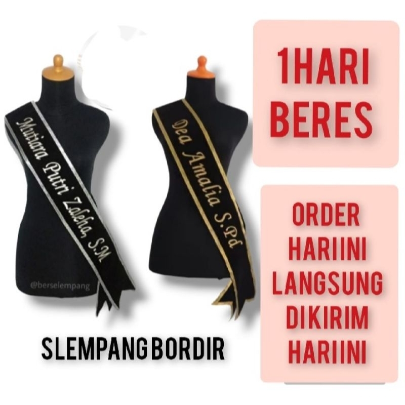 Jual (1 HARI JADI) Selempang Wisuda Selandang Syal Tahfidz Qur,an Free ...