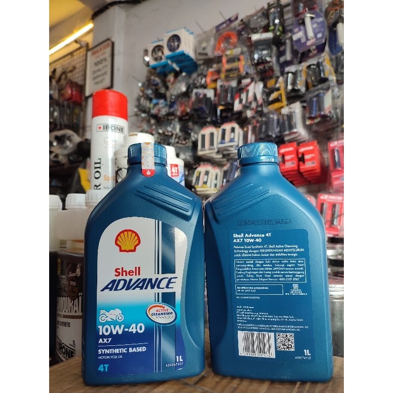 Jual Oli Mesin Shell Advance AX7 Matic dan Sport 1Lt | Shopee Indonesia