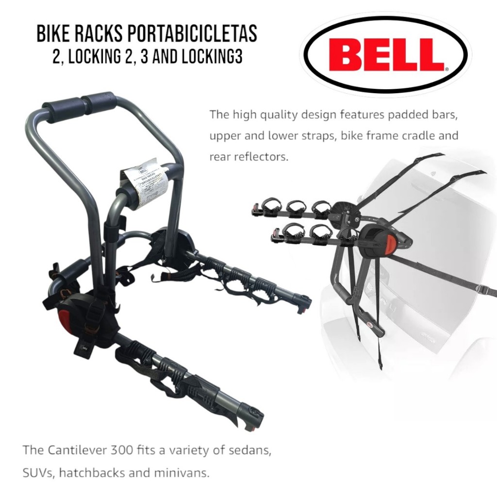 Jual Bell Bike Bicycle Rack Trunk / Bike Racks Portabicicletas ORIGINAL ...