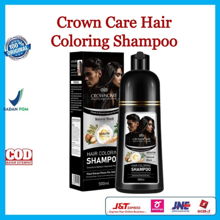 Jual Crown Care Hair Coloring Shampoo Original | Shopee Indonesia