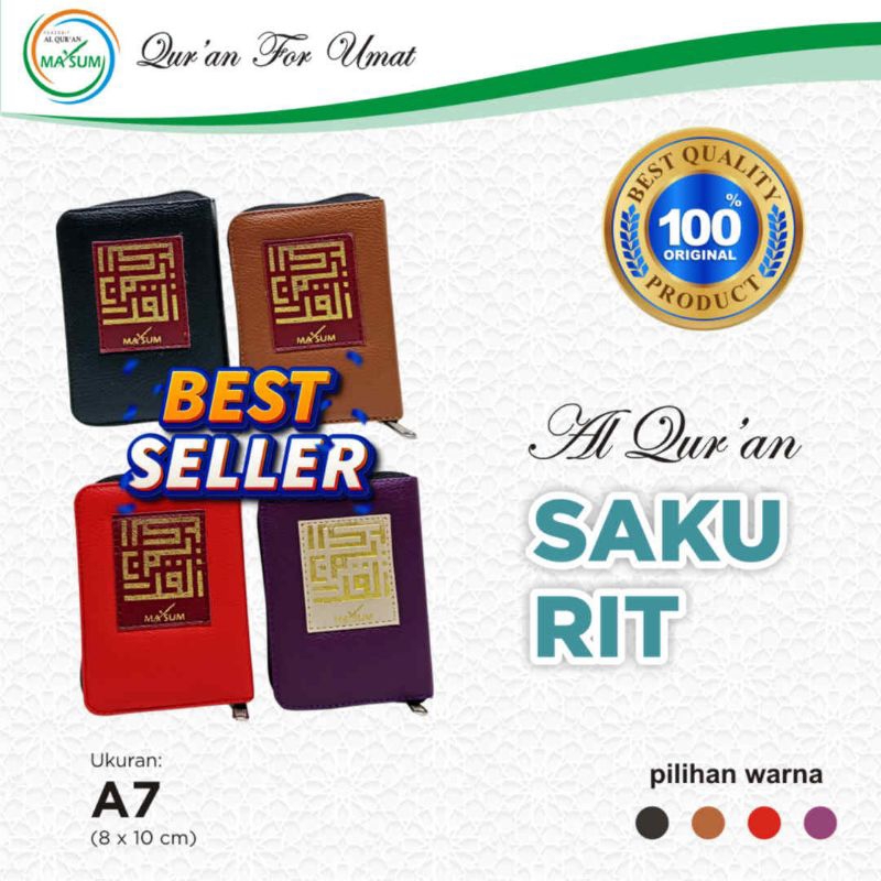 Jual Al Quran Saku Garis RIT Ukuran A7 | Shopee Indonesia