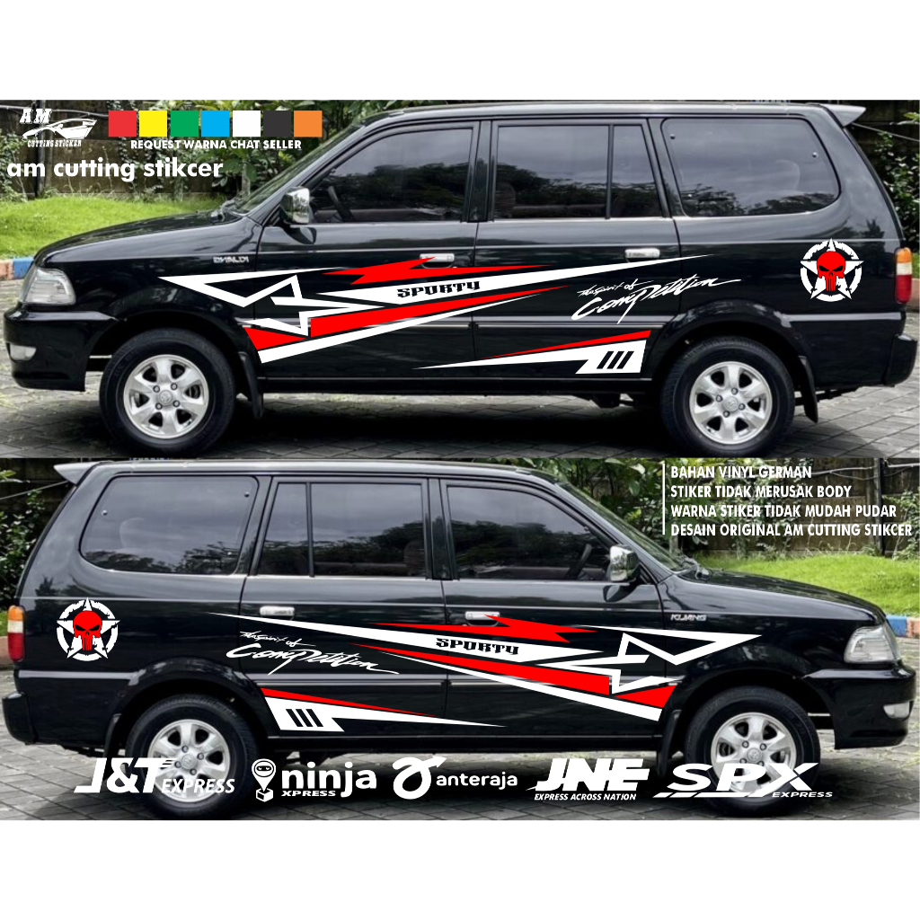 Jual Stiker Mobil Kijang Super Stiker Body Kijang Super Stiker Kijang ...