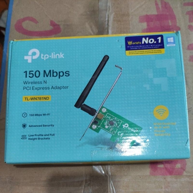 Jual Wifi Adapter Tp Link TL-WN781ND tplink pcie tl wn781nd bekas ...