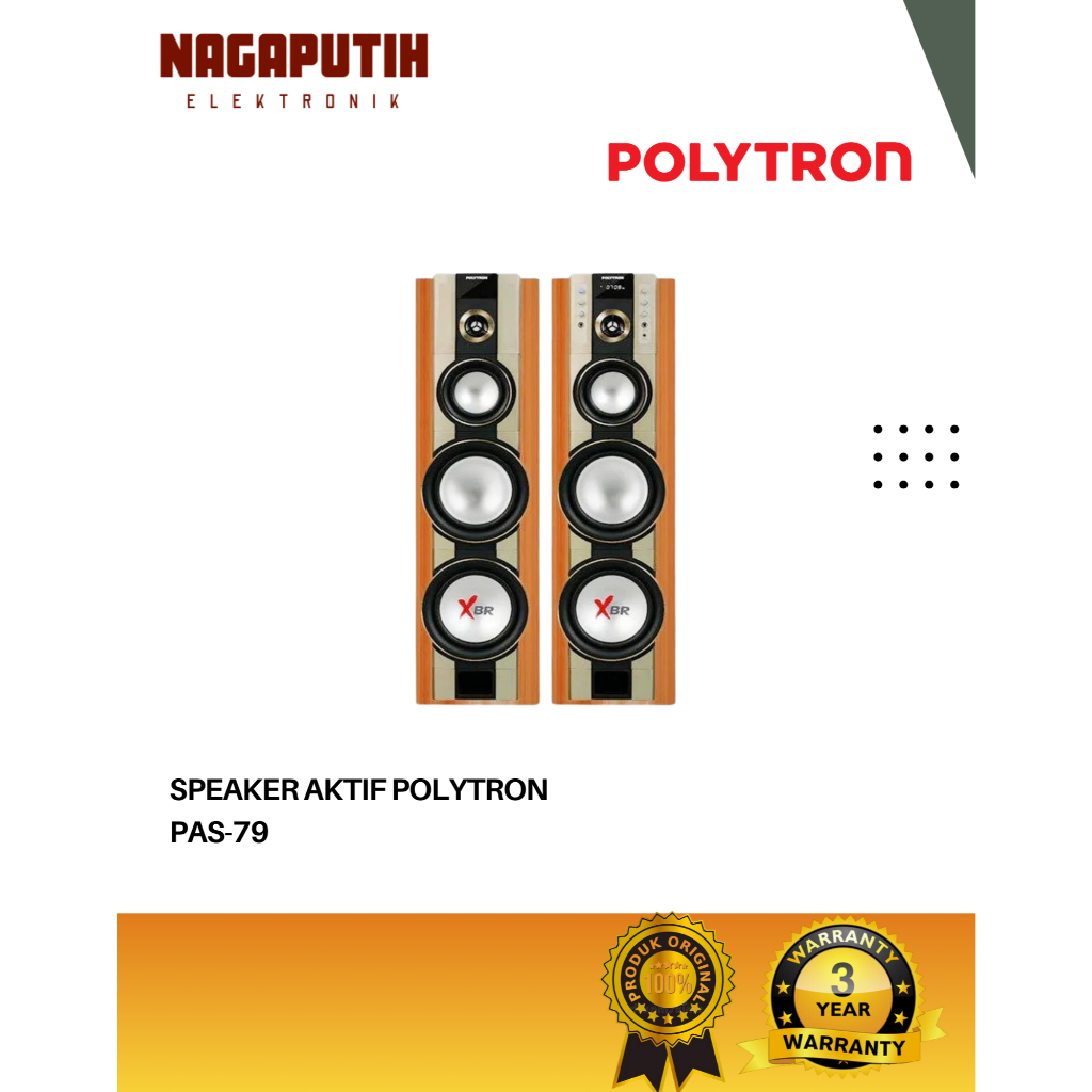 Jual POLYTRON SPEAKER ACTIVE BLUETOOTH USB PAS-79 GARANSI RESMI ...