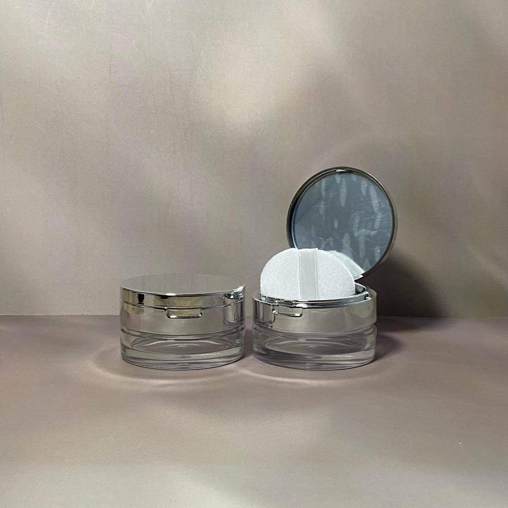 Jual 12.5gr Wadah Bedak Tabur Kaca Travel Tempat Wadah Bedak Tabur ...